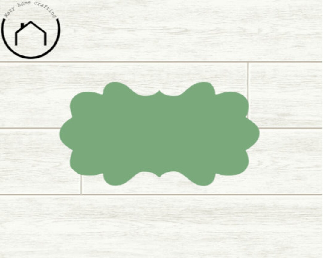 Fancy Plaque Cookie Cutter - Etsy