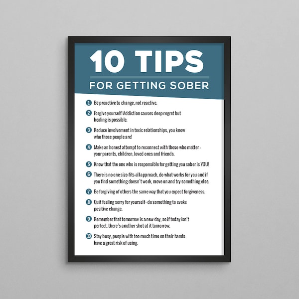 Drug Addiction Recovery Poster - Etsy