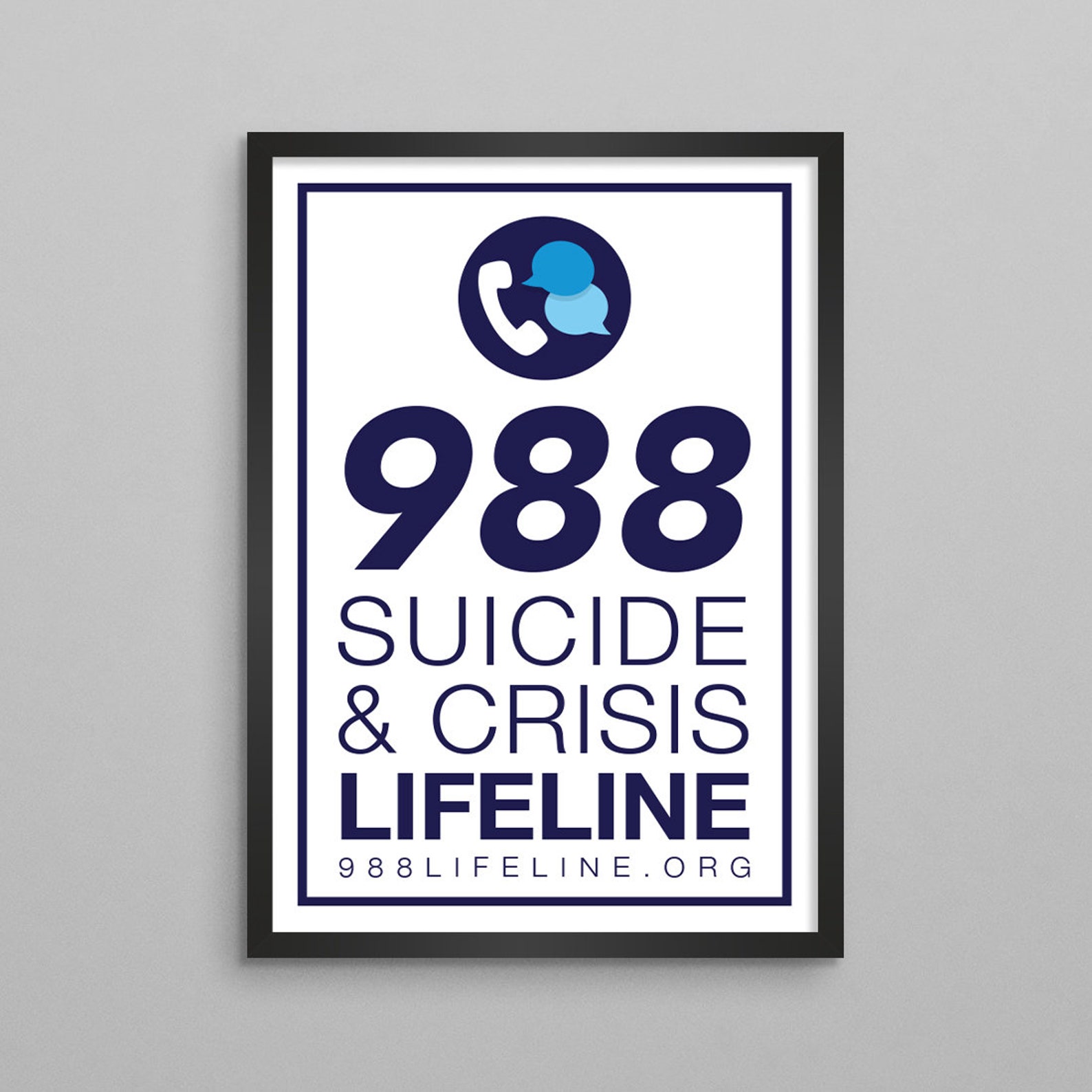 NEW 988 Suicide & Crisis Lifeline National Suicide Prevention - Etsy