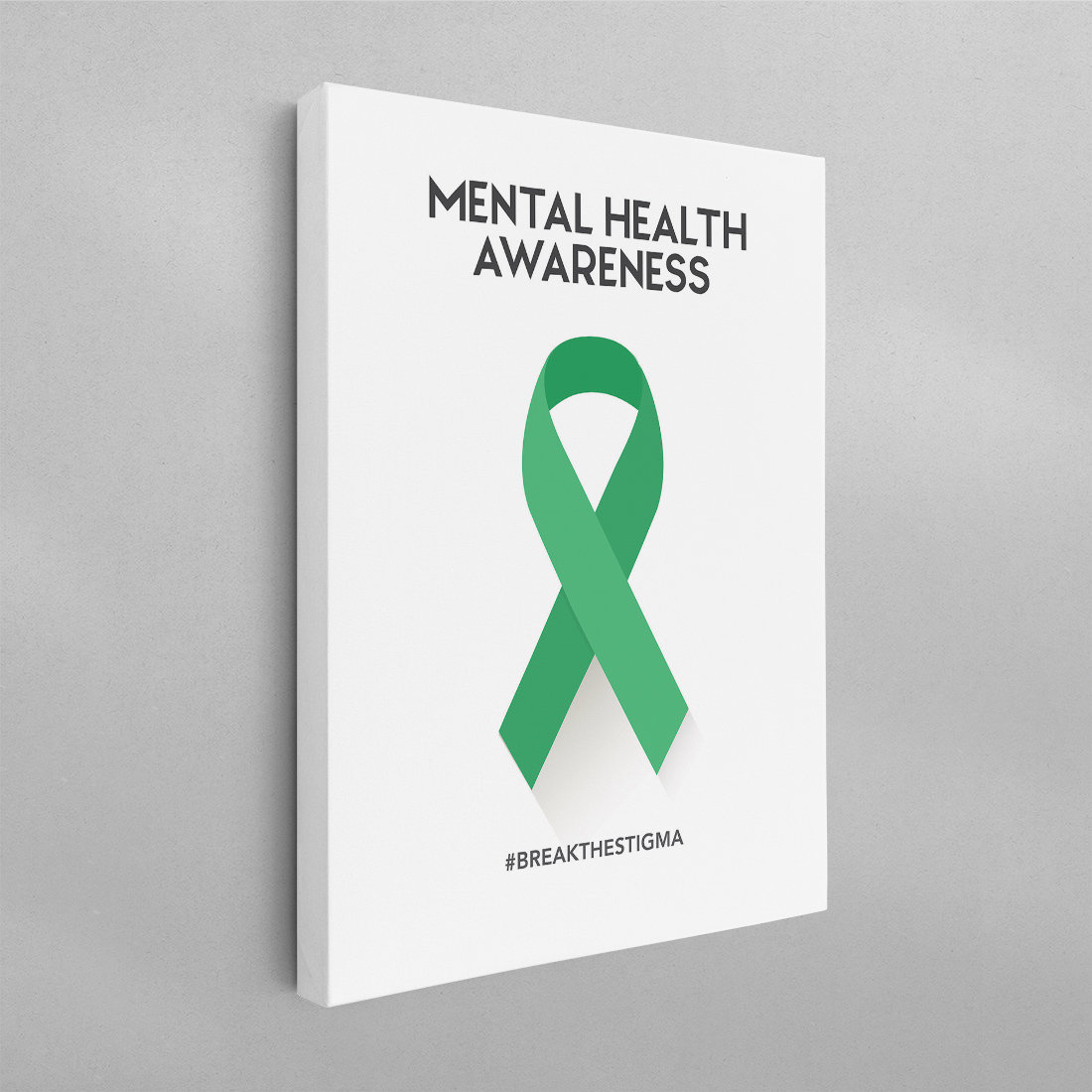 Mental Health Awareness Poster Wall Art Break the Stigma - Etsy
