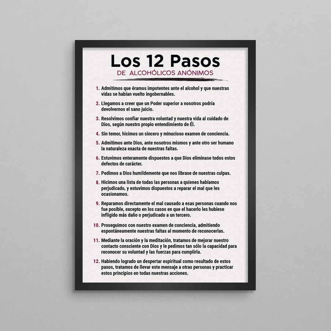 Los 12 Pasos De AA ESPA OL Los 12 Pasos De AA Alcoh licos An nimos Los 12 Pasos De AA ESPA OL Los 12 Pasos De AA Alcoh licos An nimos