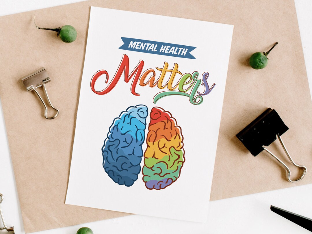 Mental Health Matters PDF Worksheet Printout Instant Digital Download ...