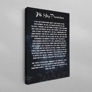 9th Step Promises Poster AA NA Third - Alcoholics and Narcotics ...