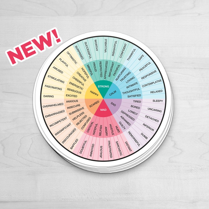 Color Emotions Wheel - Etsy