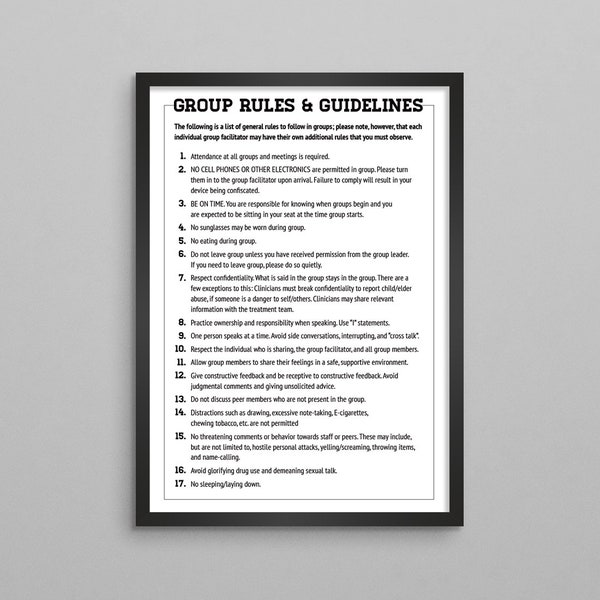 Group Rules and Guidelines - Etsy