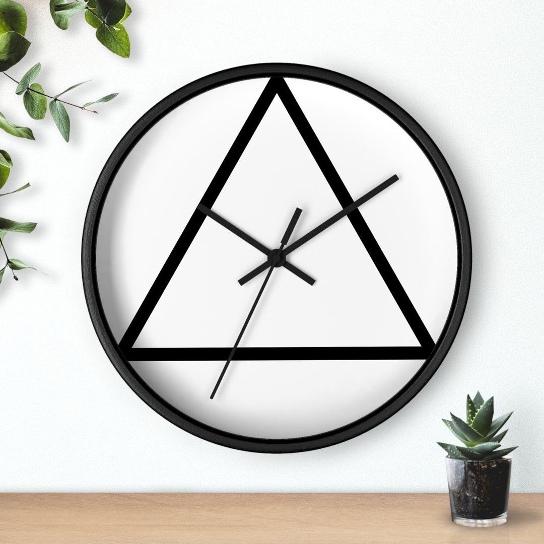 AA Logo Icon Clock: Alcoholics Anonymous Decor - 10x10 - Etsy