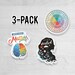 Feelings Wheel Sticker Mental Health Decal Emotions Laptop and Cup ...