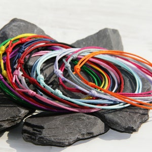 String Waterproof Bracelet. Surfer Bracelet. Nylon Cord Bracelet ...
