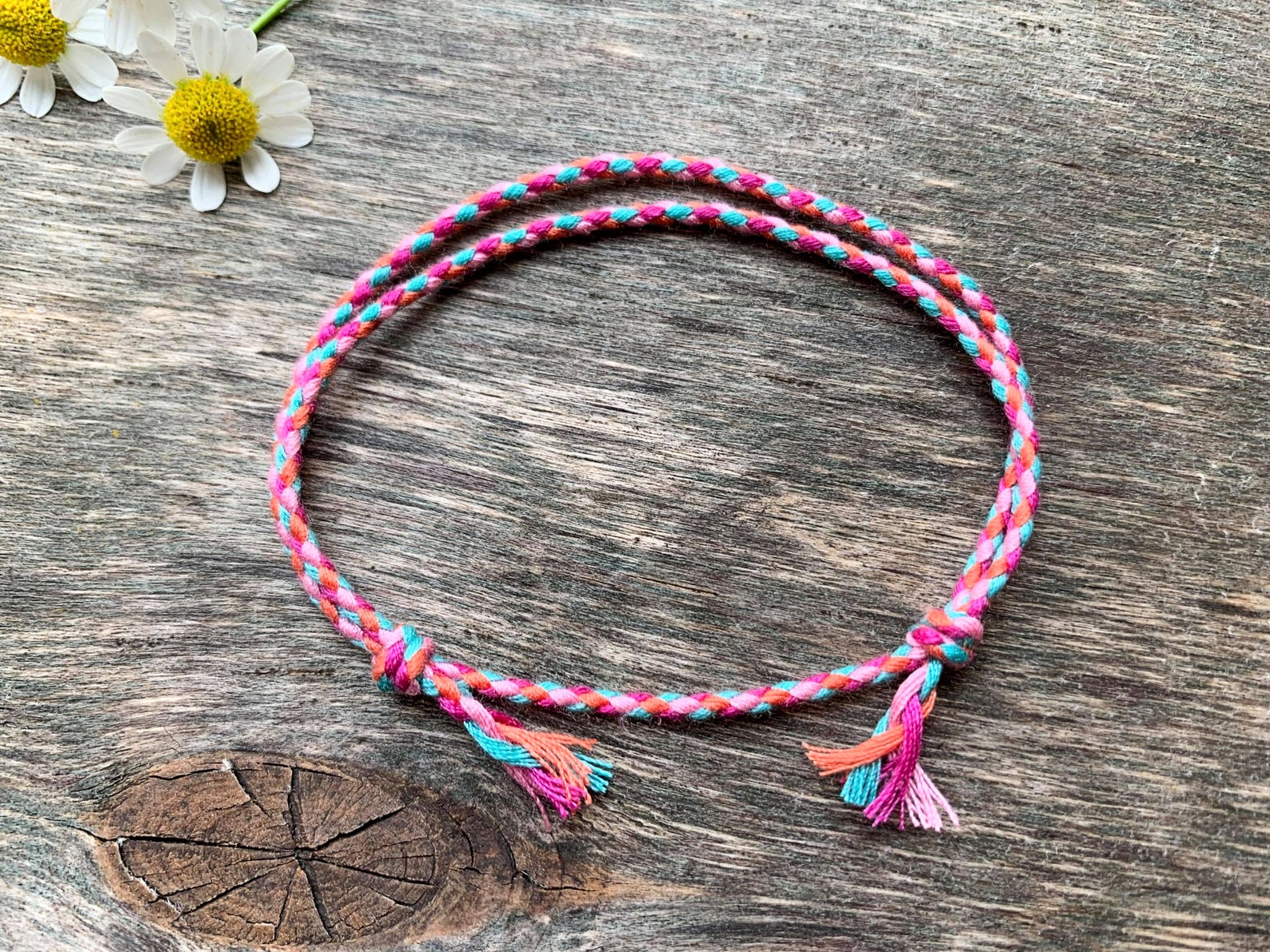 String Bracelet. Braided SURFER Adjustable Bracelet. Summer - Etsy UK