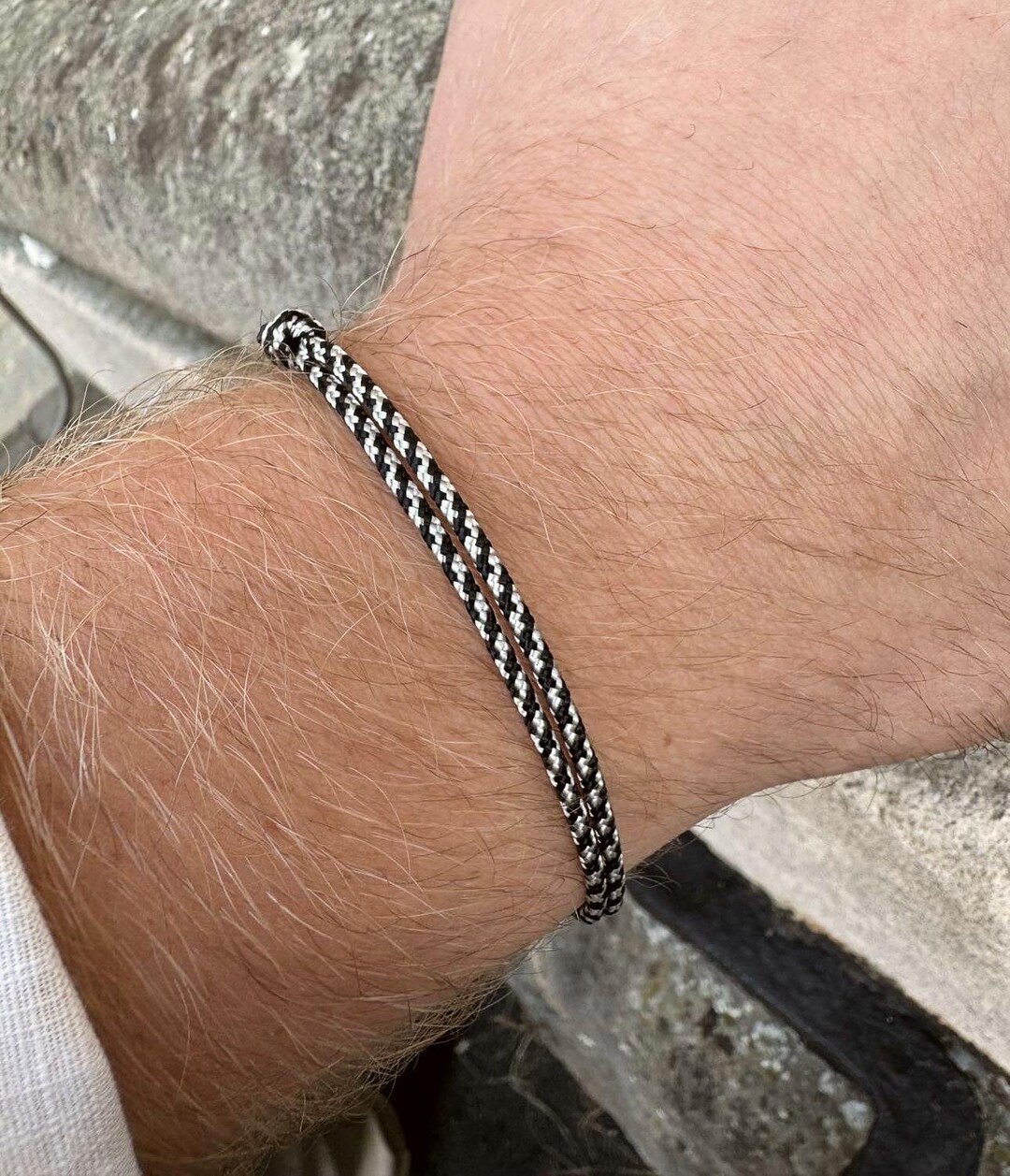 Waterproof Cord Bracelet. Nylon Rope Bracelet for Men Women. Braided ...