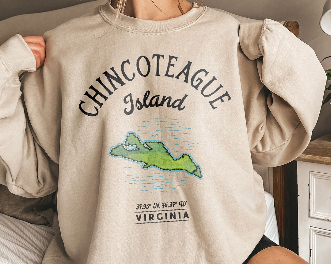 Chincoteague Island Virginia Baggy Sweatshirt Soft and - Etsy