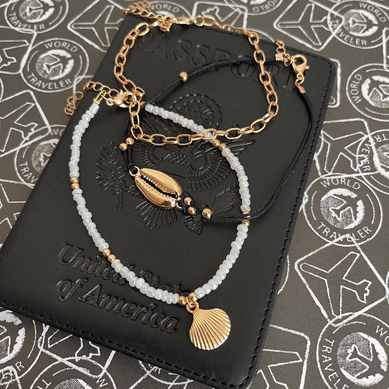 Womens Anklet Set Boho Anklet Set Gold Anklet Set - Etsy