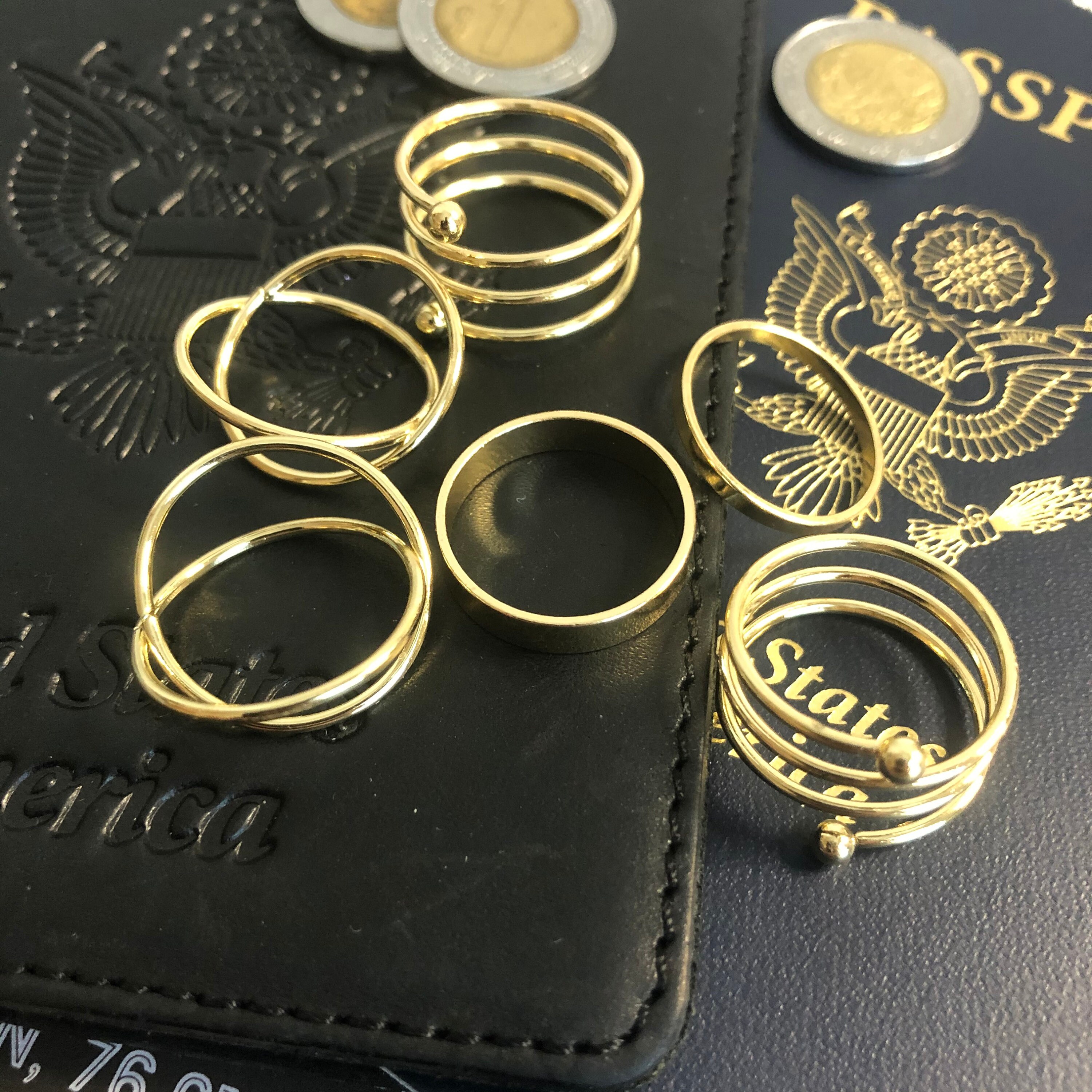 Gold Midi Rings Womens Midi Rings Womens Gold Rings - Etsy