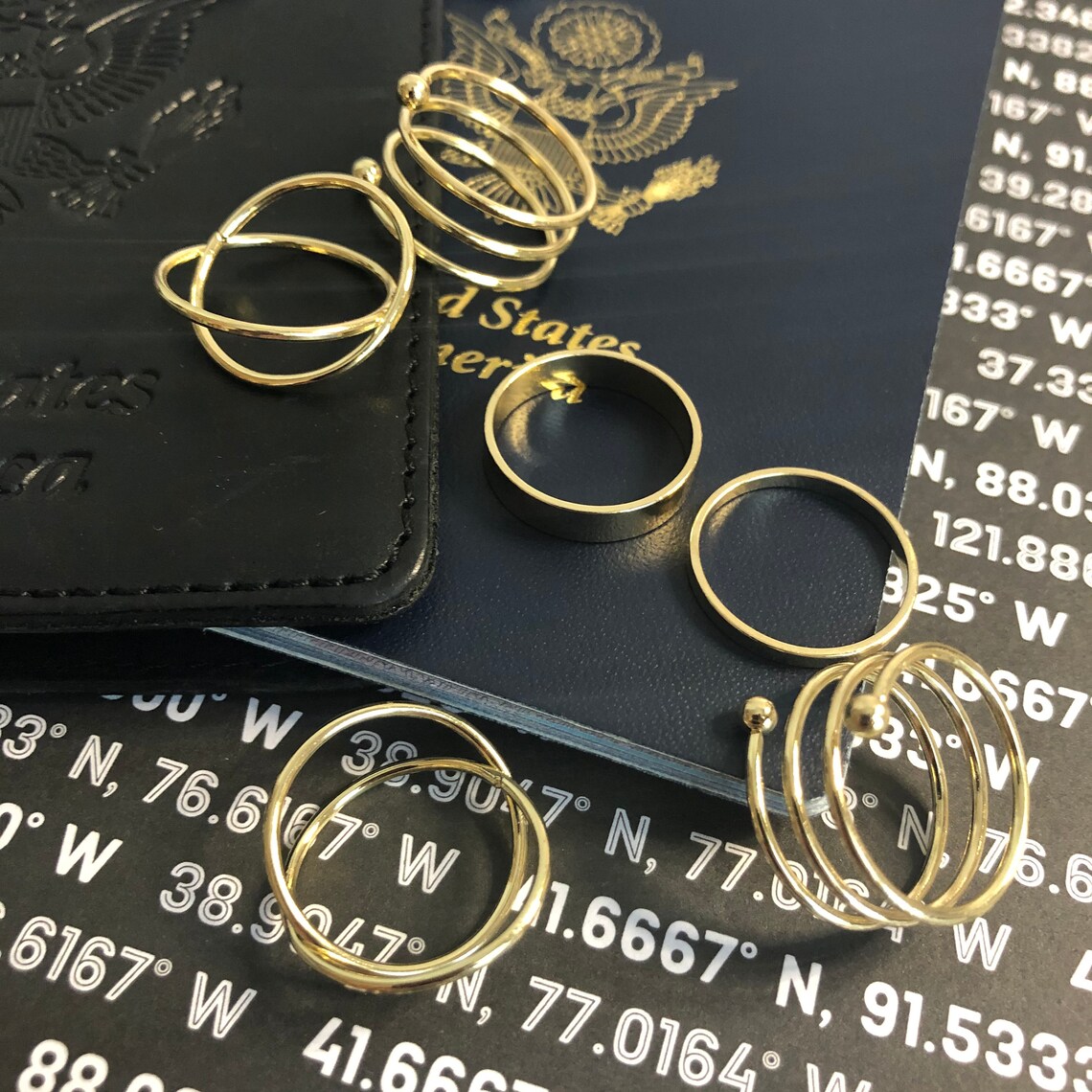 Gold Midi Rings Womens Midi Rings Womens Gold Rings - Etsy