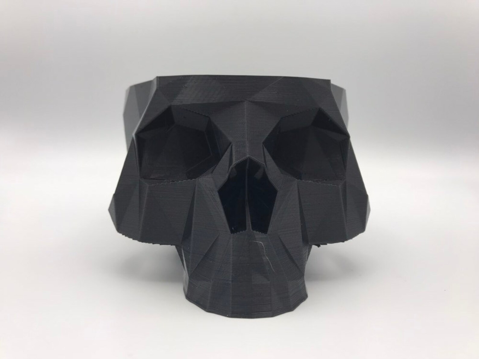 Large Low Polygon Skull Planter Home Decor DIY Ready to Be | Etsy