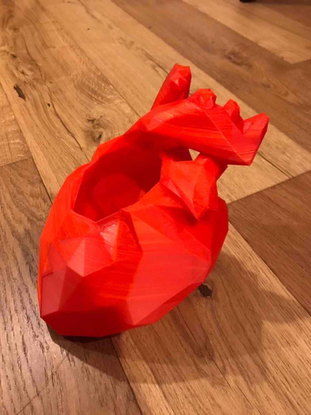Large Low Poly Anatomical Heart Vase or Flower Planter - Etsy