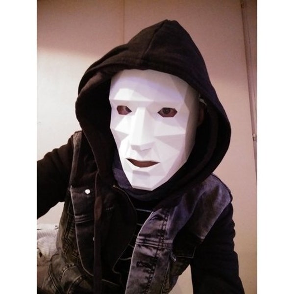 Low Poly Mask - Etsy