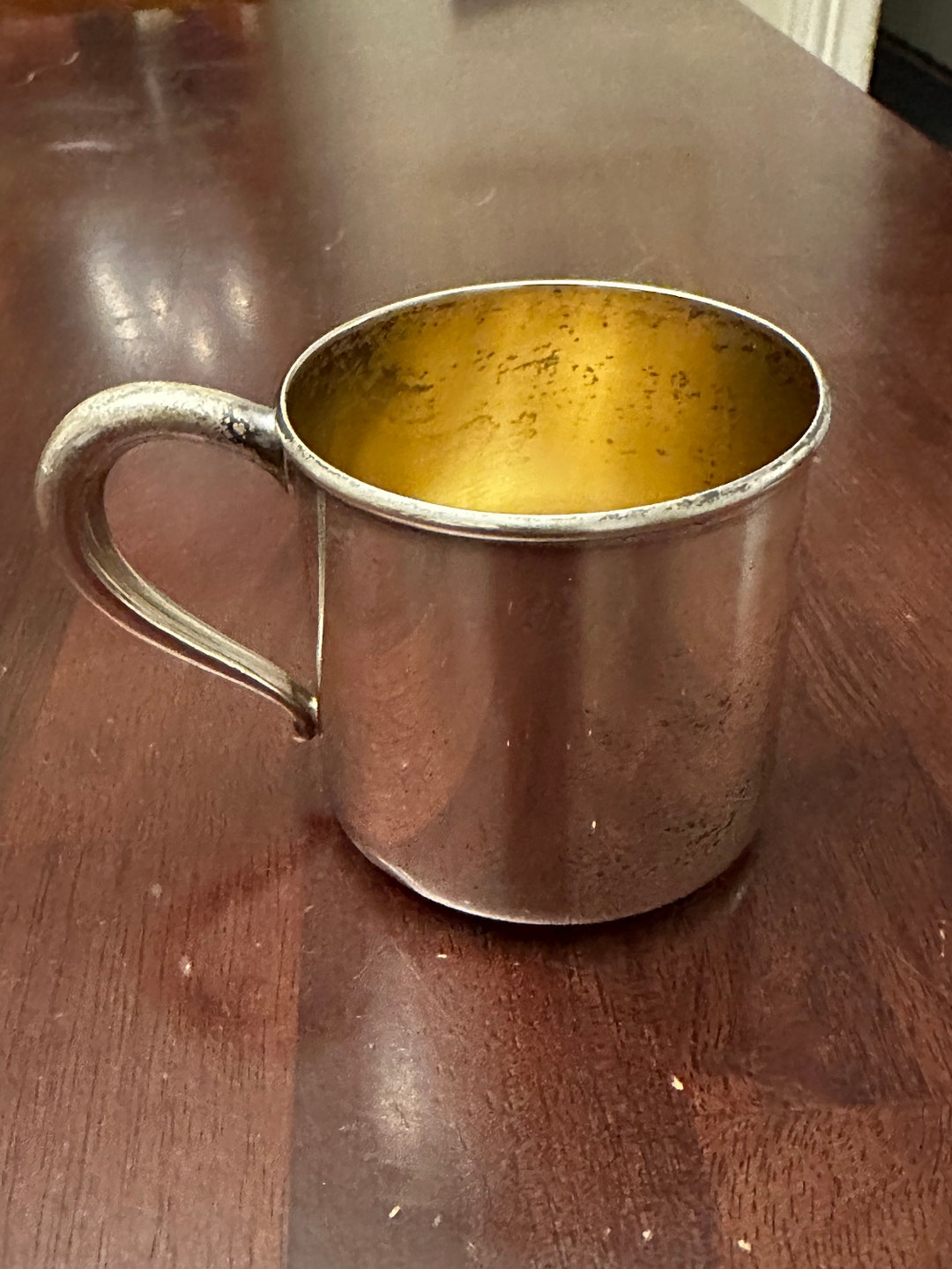 Vintage Sterling Baby Cup - Etsy