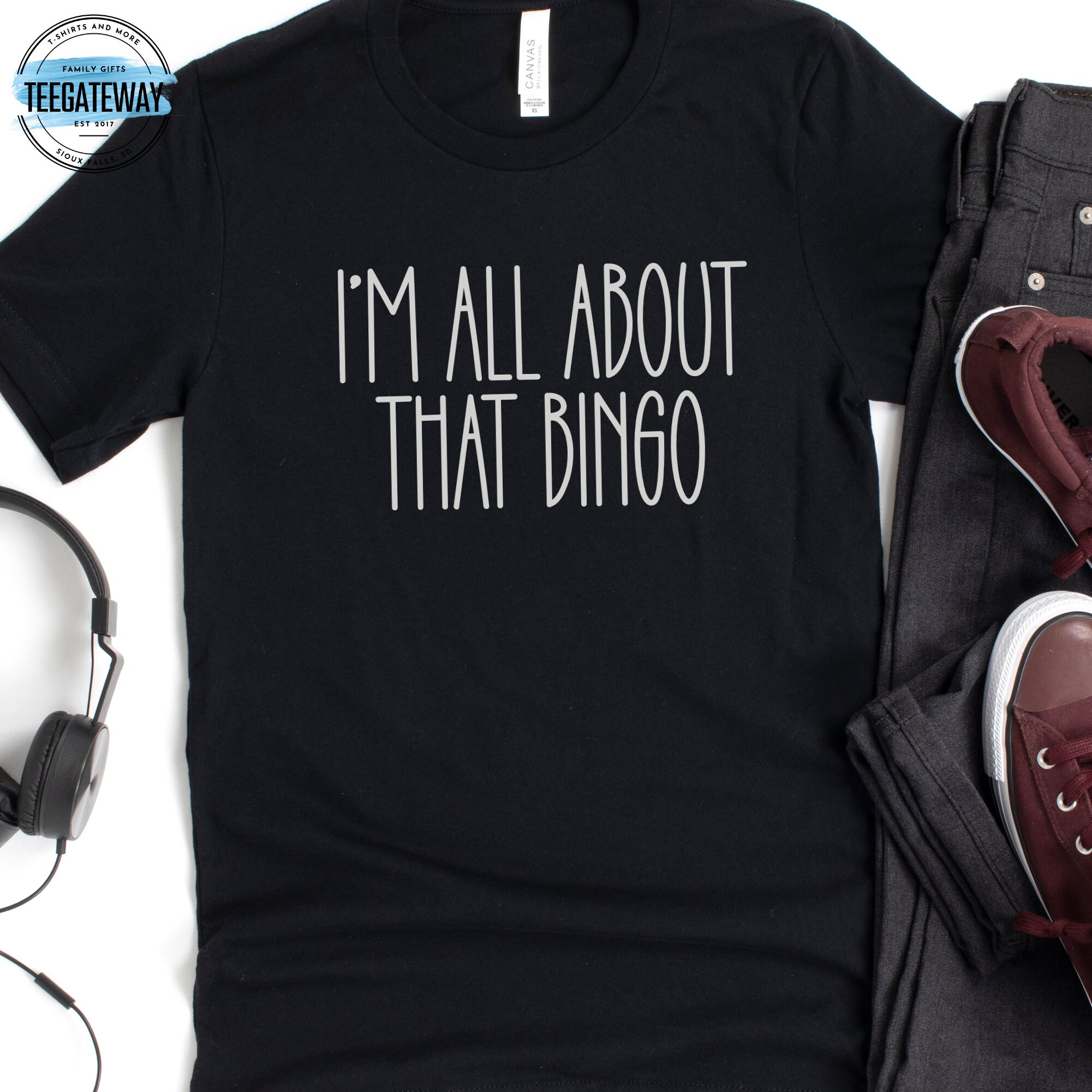 All About Bingo T-shirt, Bingo Player Gifts, Shirt for Elderly, Bingo ...