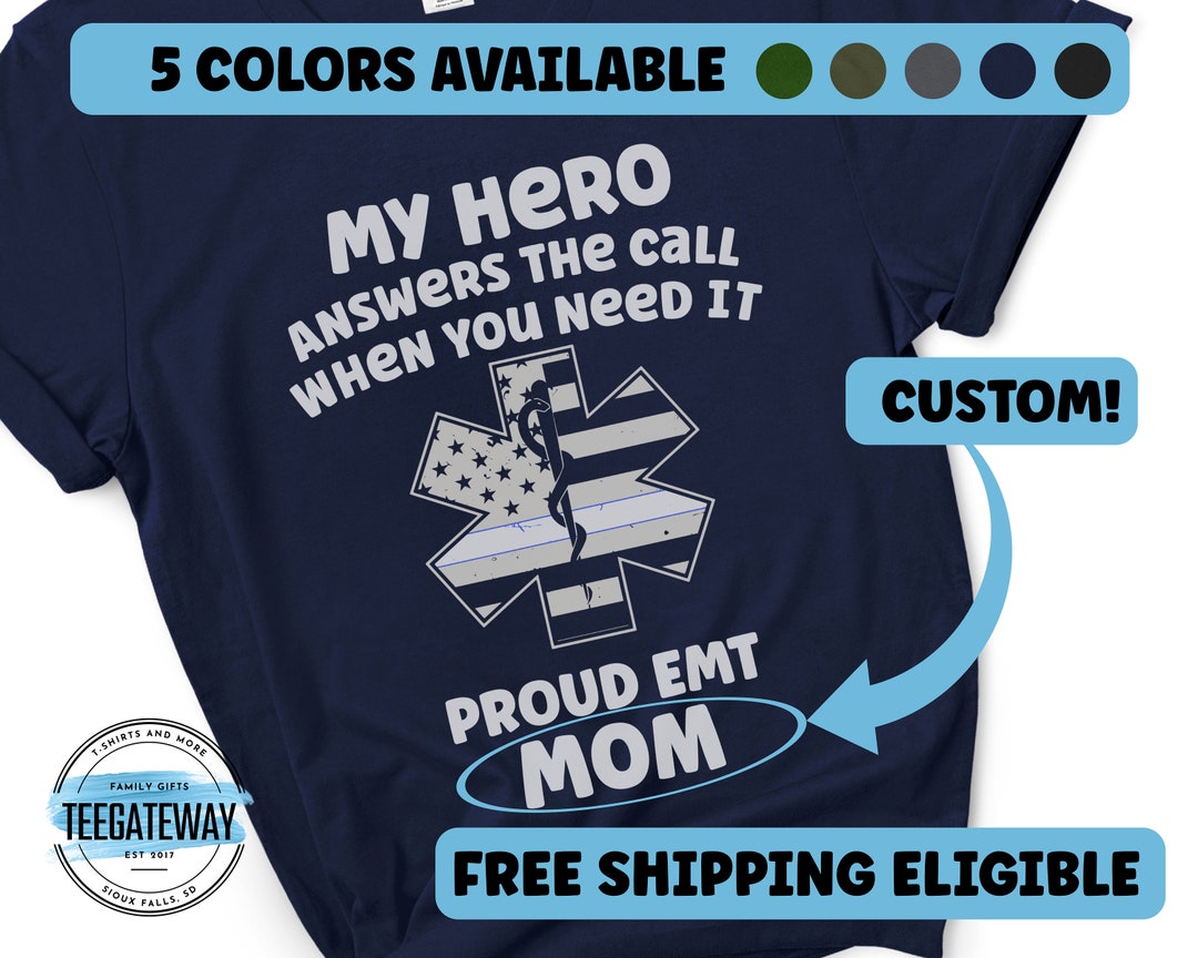 EMT Gifts Personalized, EMT Mom, EMS Daughter, Paramedic Boyfriend Wife ...