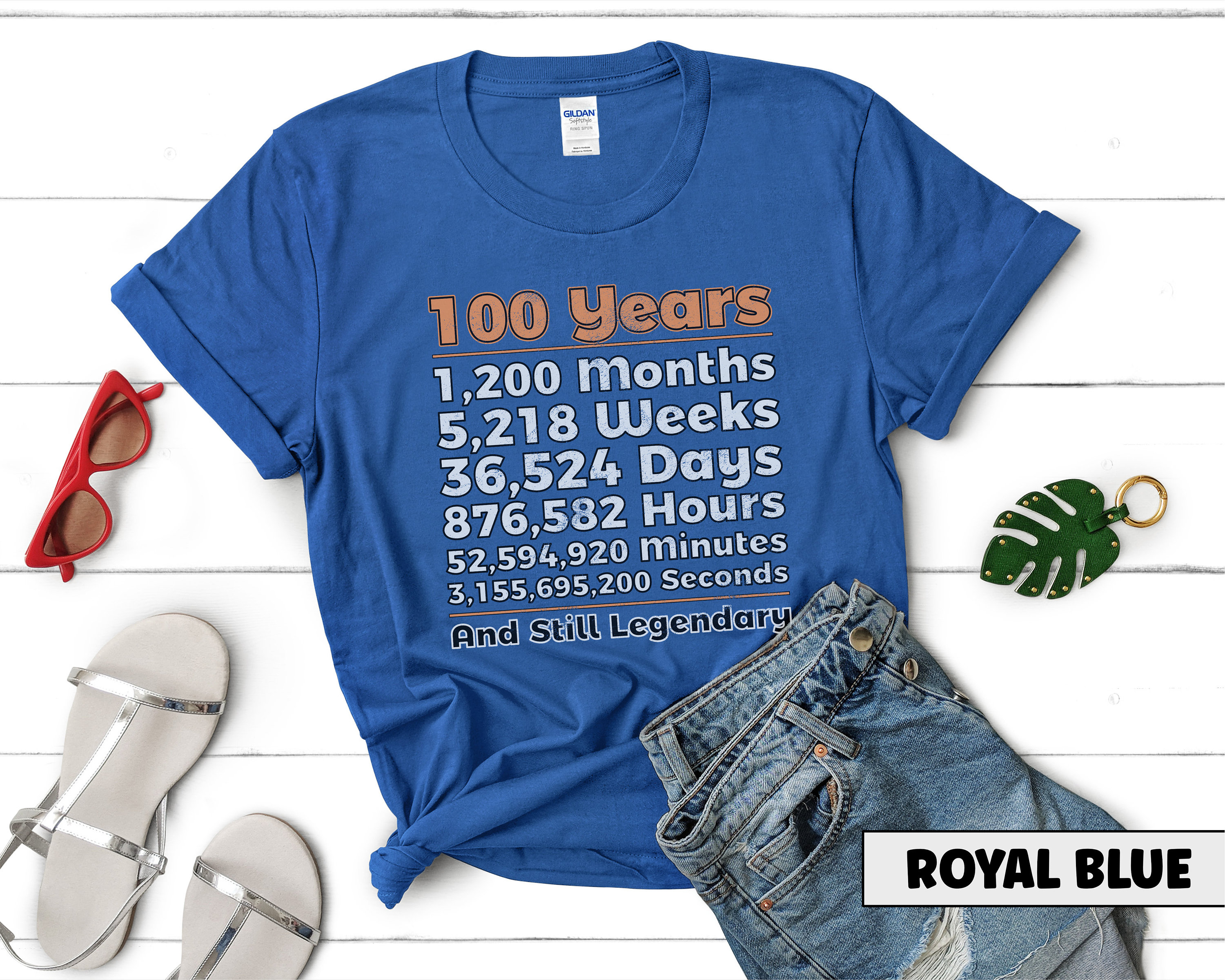 100th Birthday Shirt 100 Years Old One-hundredth Gift Idea Birthday ...