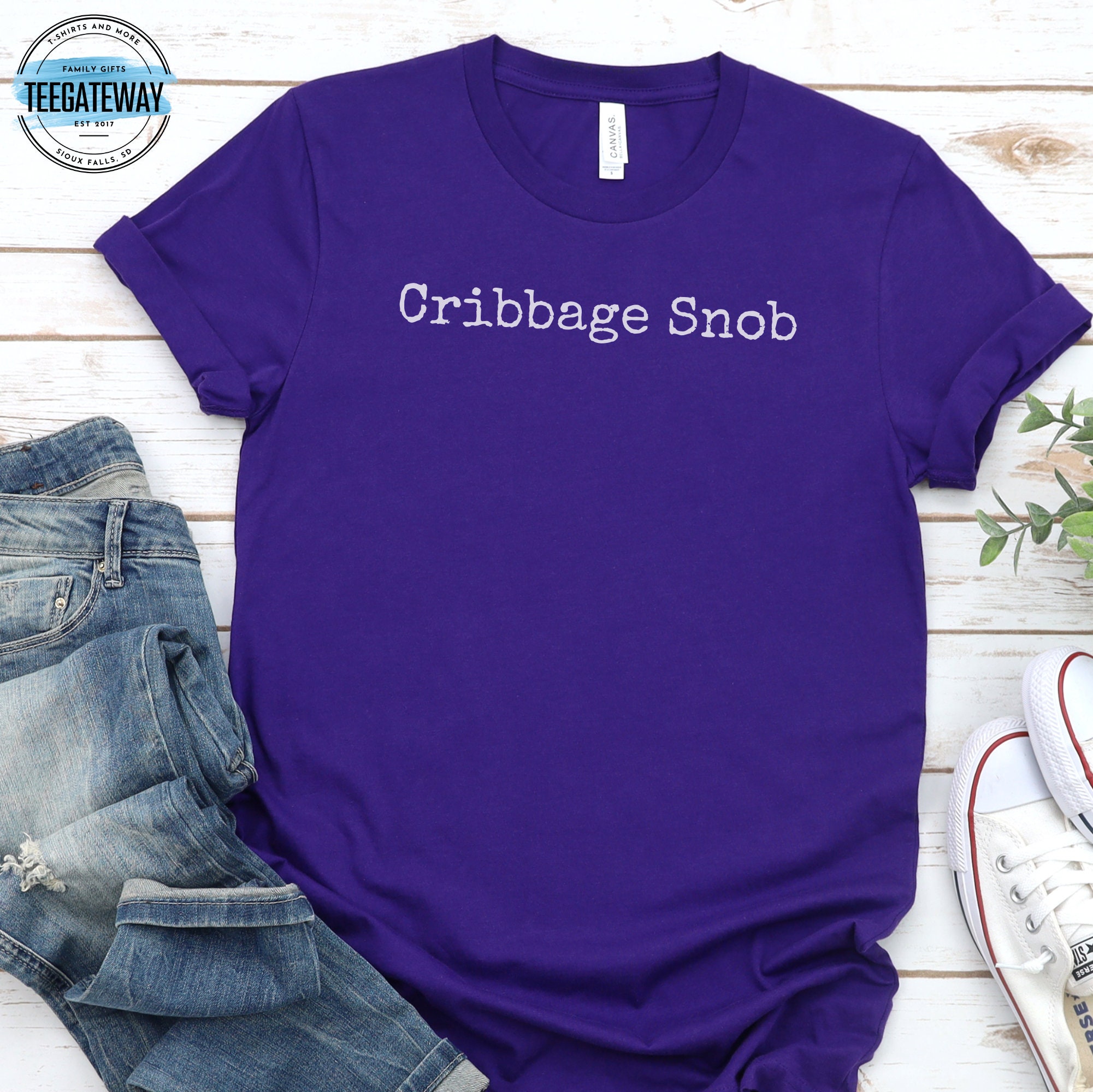 Cribbage Snob Shirt, Cribbage Queen, Cribbage Lover Gift, Cribbage ...