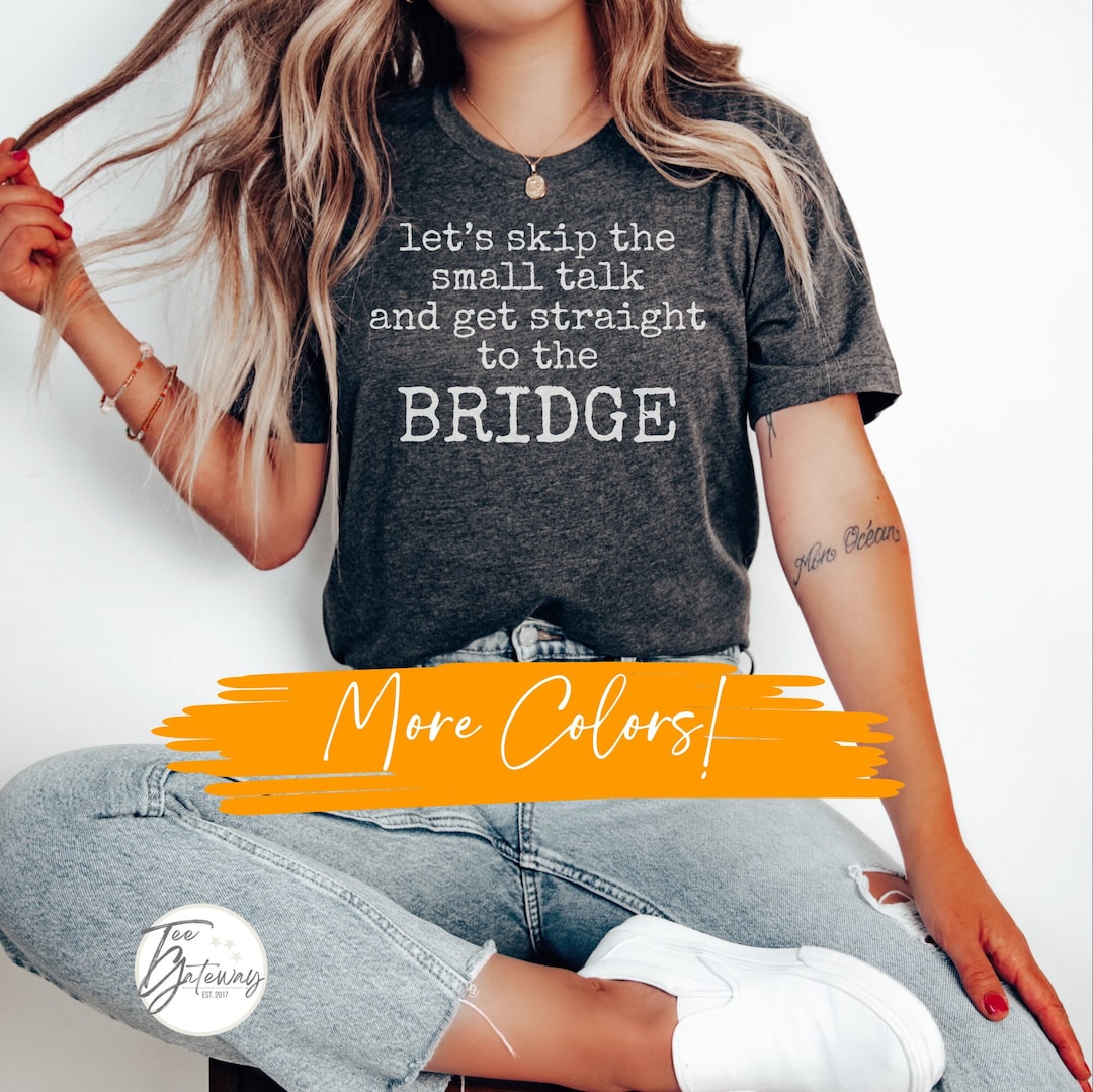 Funny Bridge Shirt, Elderly Gift Shirt, Funny Bridge T-shirt, Gift for ...