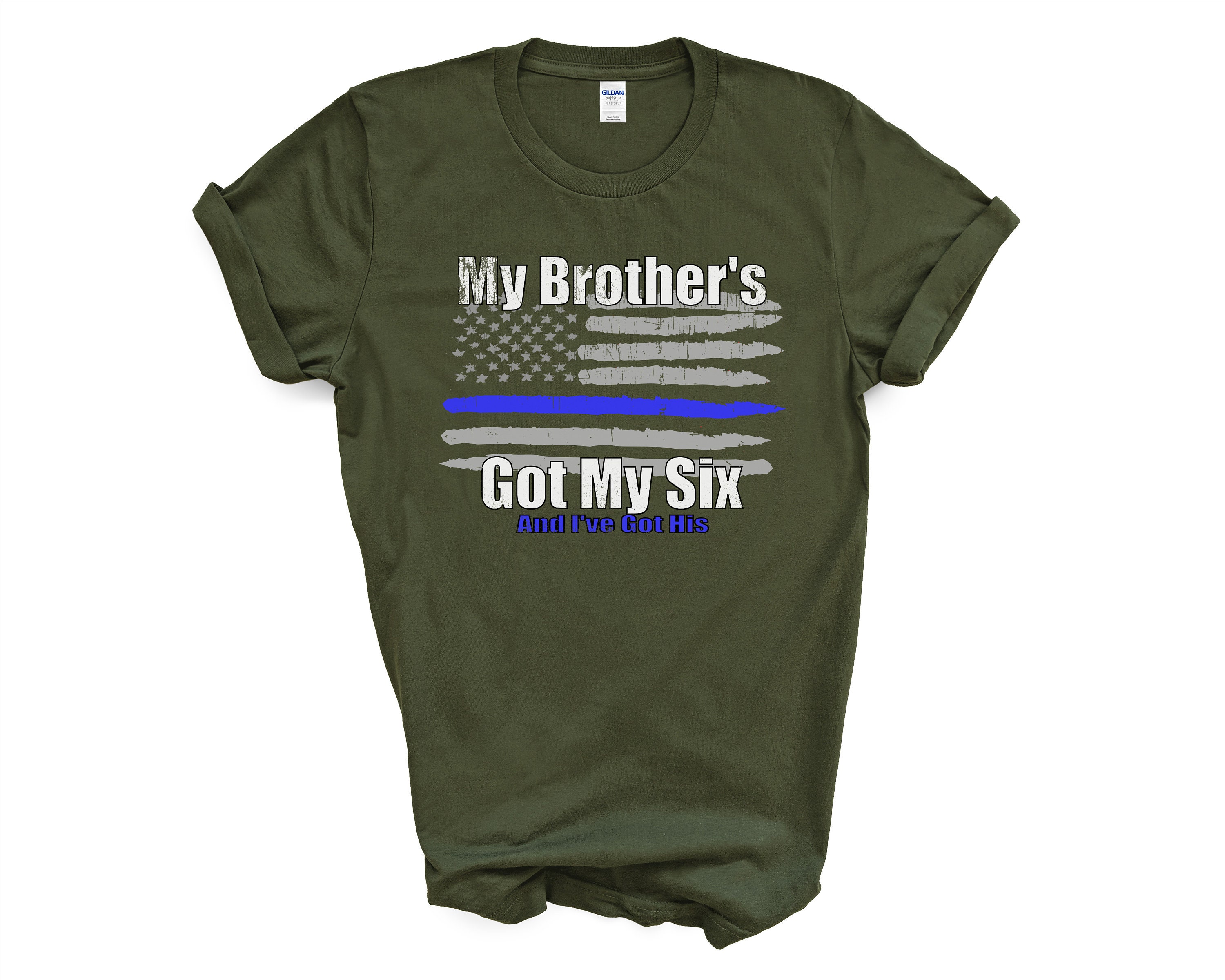 Cop Brother, Police Brother, Got Your Six Tshirt, Thin Blue Line, Got ...