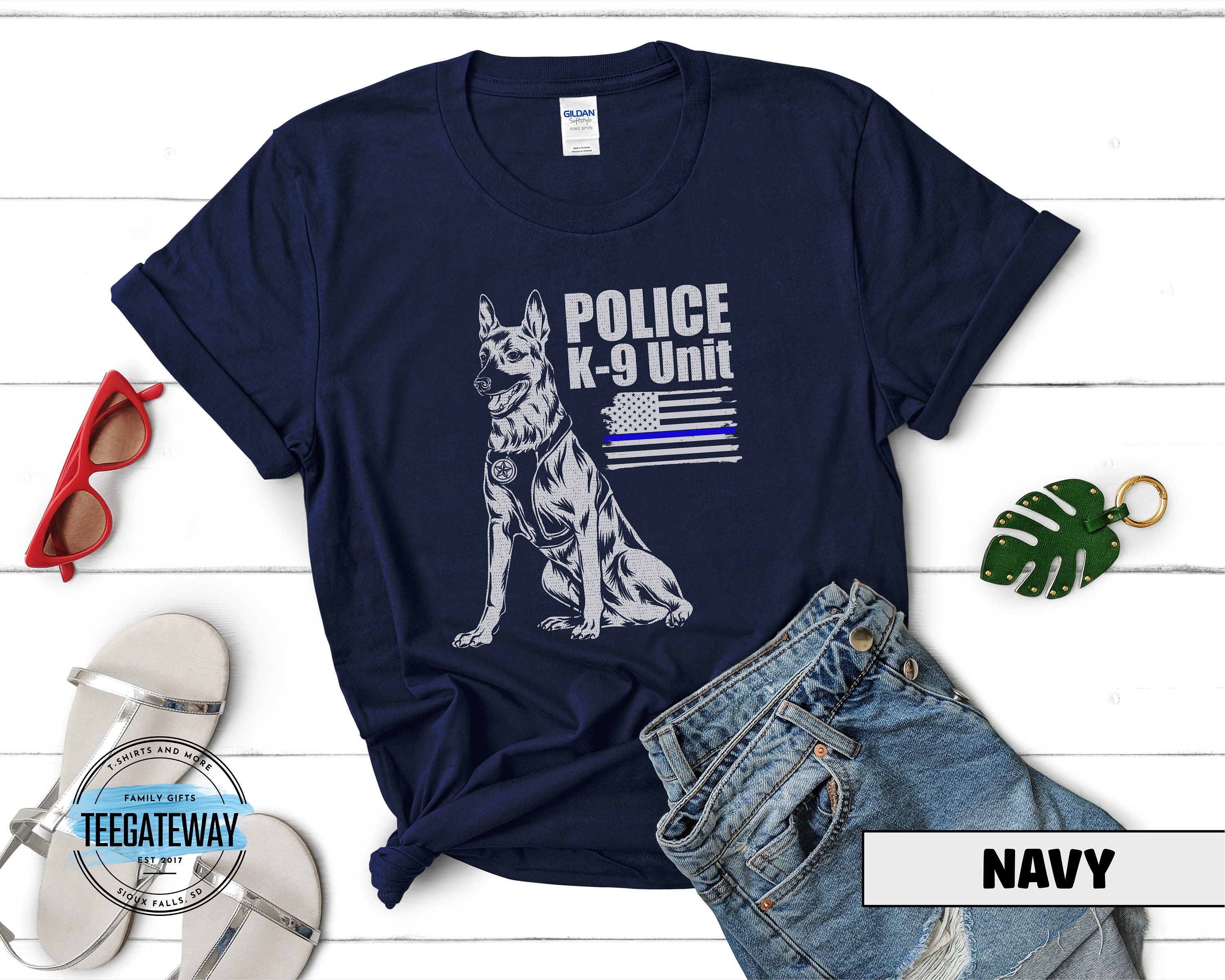 K-9 Unit Shirt, K9 Handler Gifts, K9 Officer Gift, Police Dog Handler ...