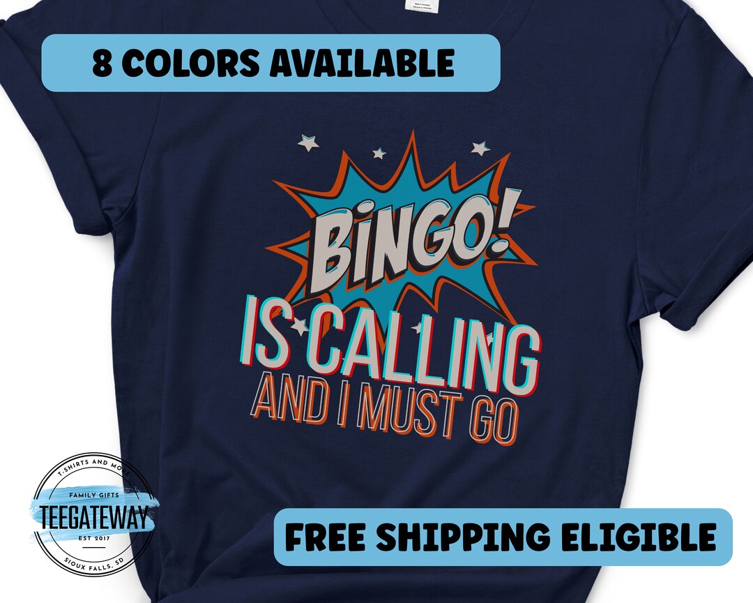 Bingo Shirt, Bingo Gifts, Elderly Birthday Gift, Gift for Grandma, Gift ...