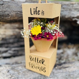 Flower Cone Box Set of 3 - Etsy