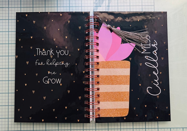 Personalized Half Letter Size Notebook - Etsy