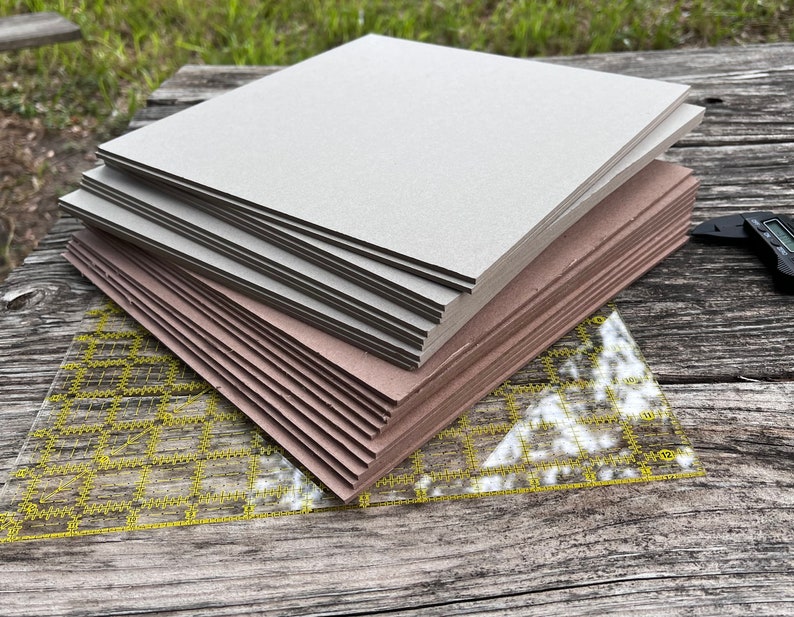 Chipboard/ Carton Contracolado Sheet 11x11 Inch. Book Board, Carton ...