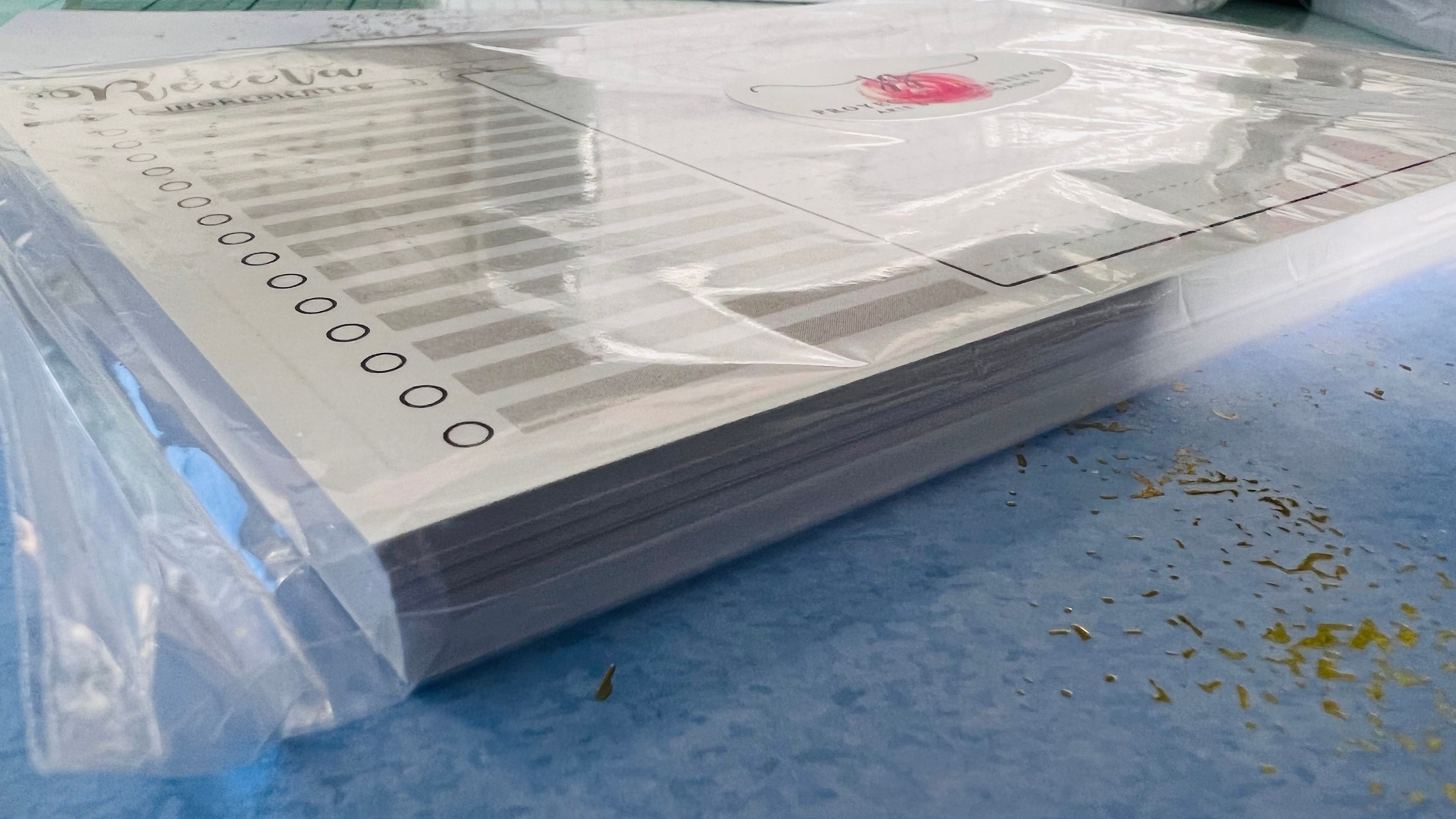 Set of 100 Half Letter Sheets / Rule Sheet / Checkered Sheet / Recipe ...