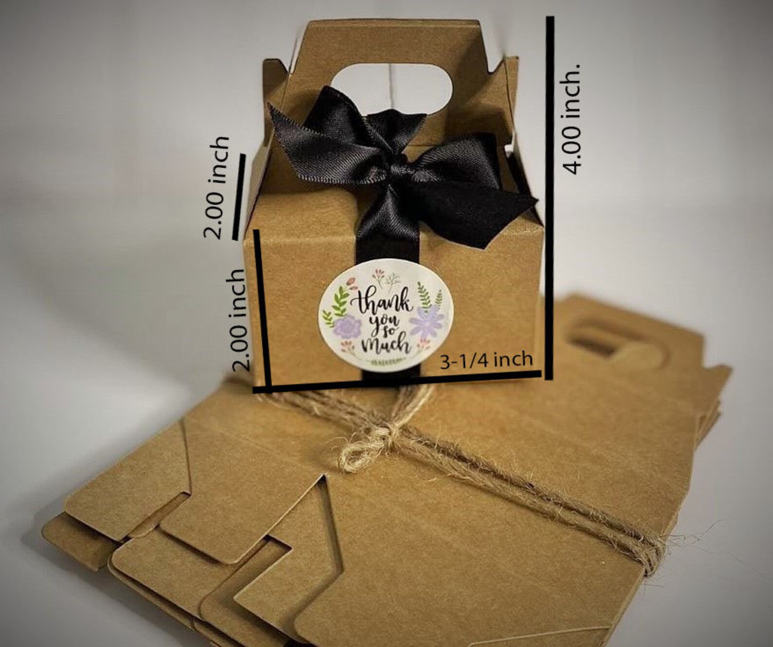 12 Pack - Mini Gable Boxes, Treat Gable Boxes, Paper Treat Box - Etsy