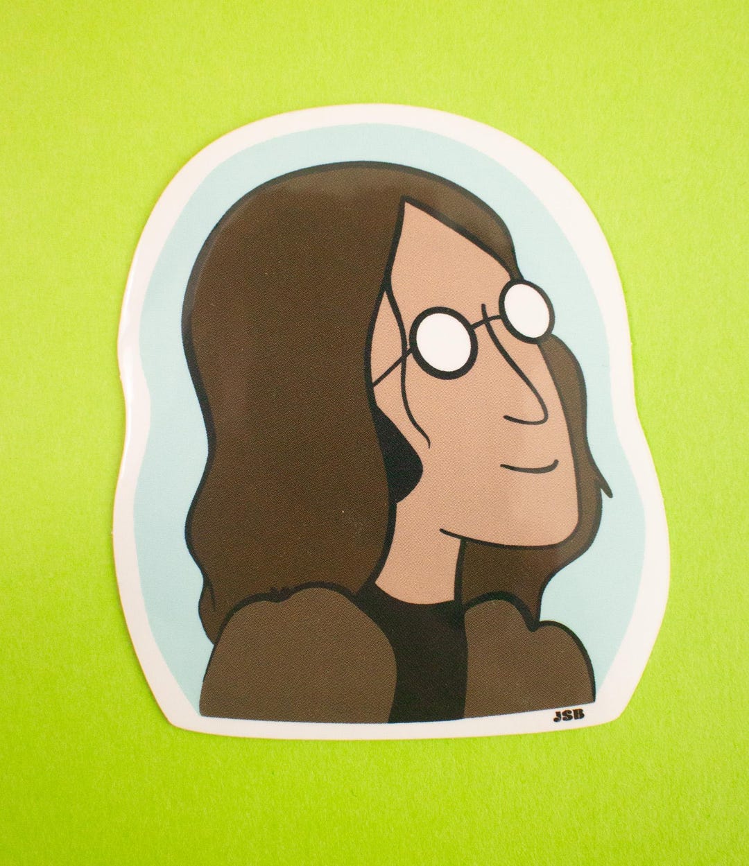 Rooftop John Lennon Sticker - Etsy