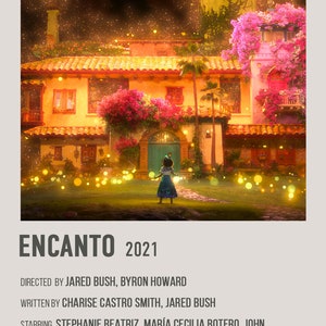 Encanto Retro Movie Poster, Animated Film Poster, Digital Download - Etsy