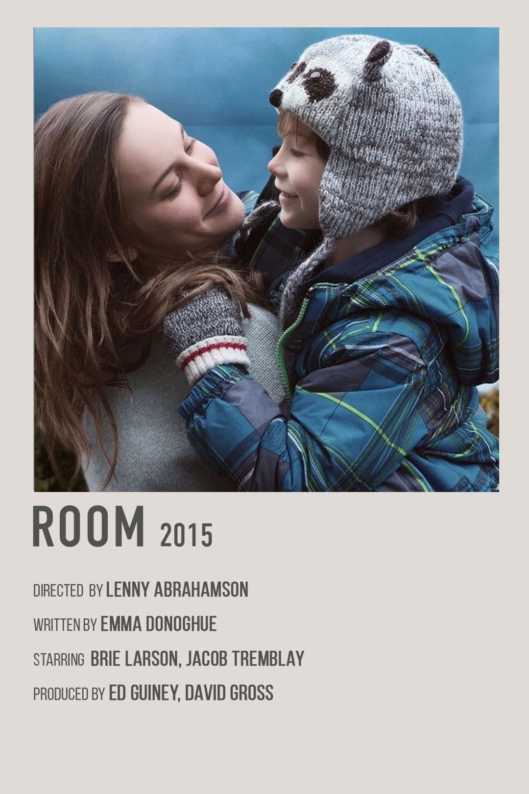 Room Retro Movie Poster, Digital Download, Brie Larson Film Poster - Etsy