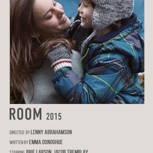 Room Retro Movie Poster, Digital Download, Brie Larson Film Poster - Etsy