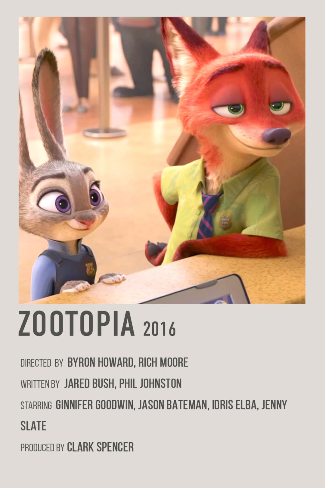 Zootopia Retro Movie Poster, Digital Download, Animated Film - Etsy