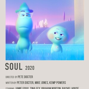 Soul Retro Movie Poster, Digital Download, Animated Film Poster - Etsy