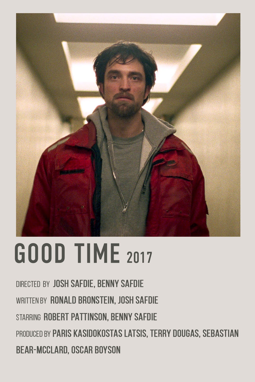Good Time Retro Movie Poster, Digital Download, Robert Pattinson Film ...