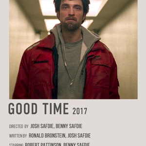 Good Time Retro Movie Poster, Digital Download, Robert Pattinson Film ...