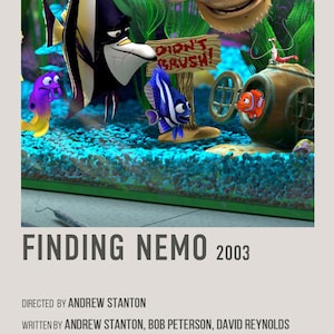 Finding Nemo Retro Movie Poster, Digital Download, Animated Film - Etsy