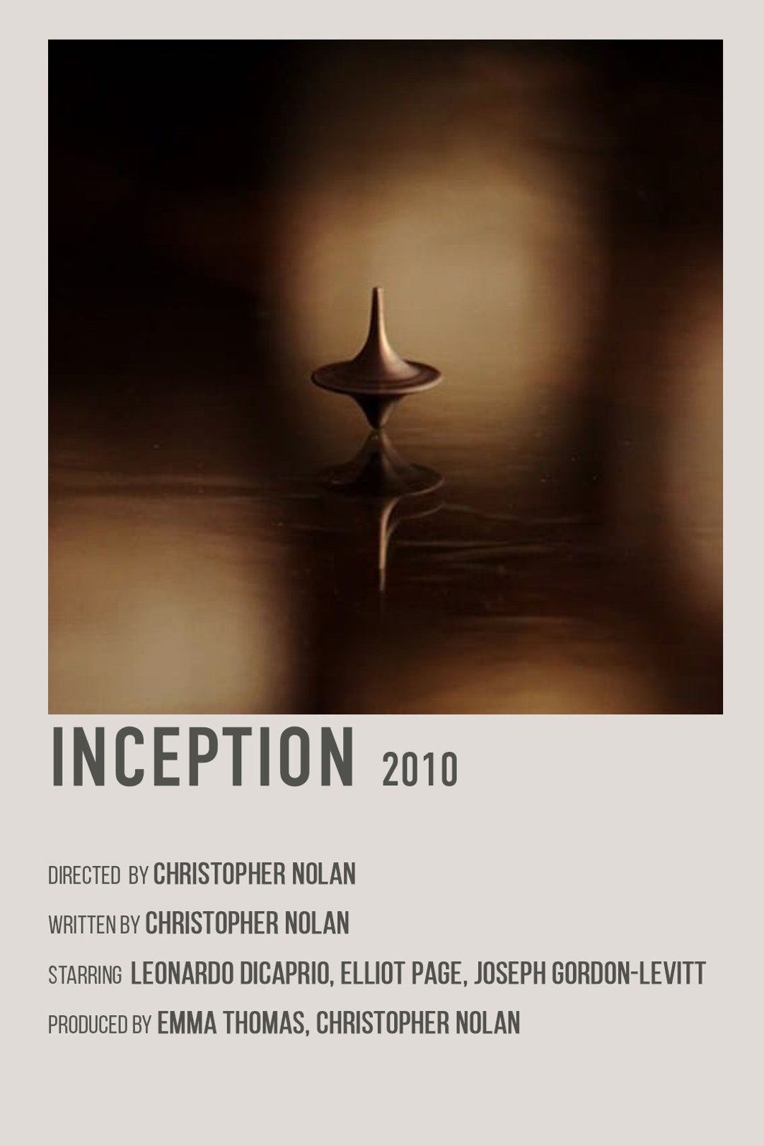 Inception Retro Movie Poster, Digital Download, Christopher Nolan ...