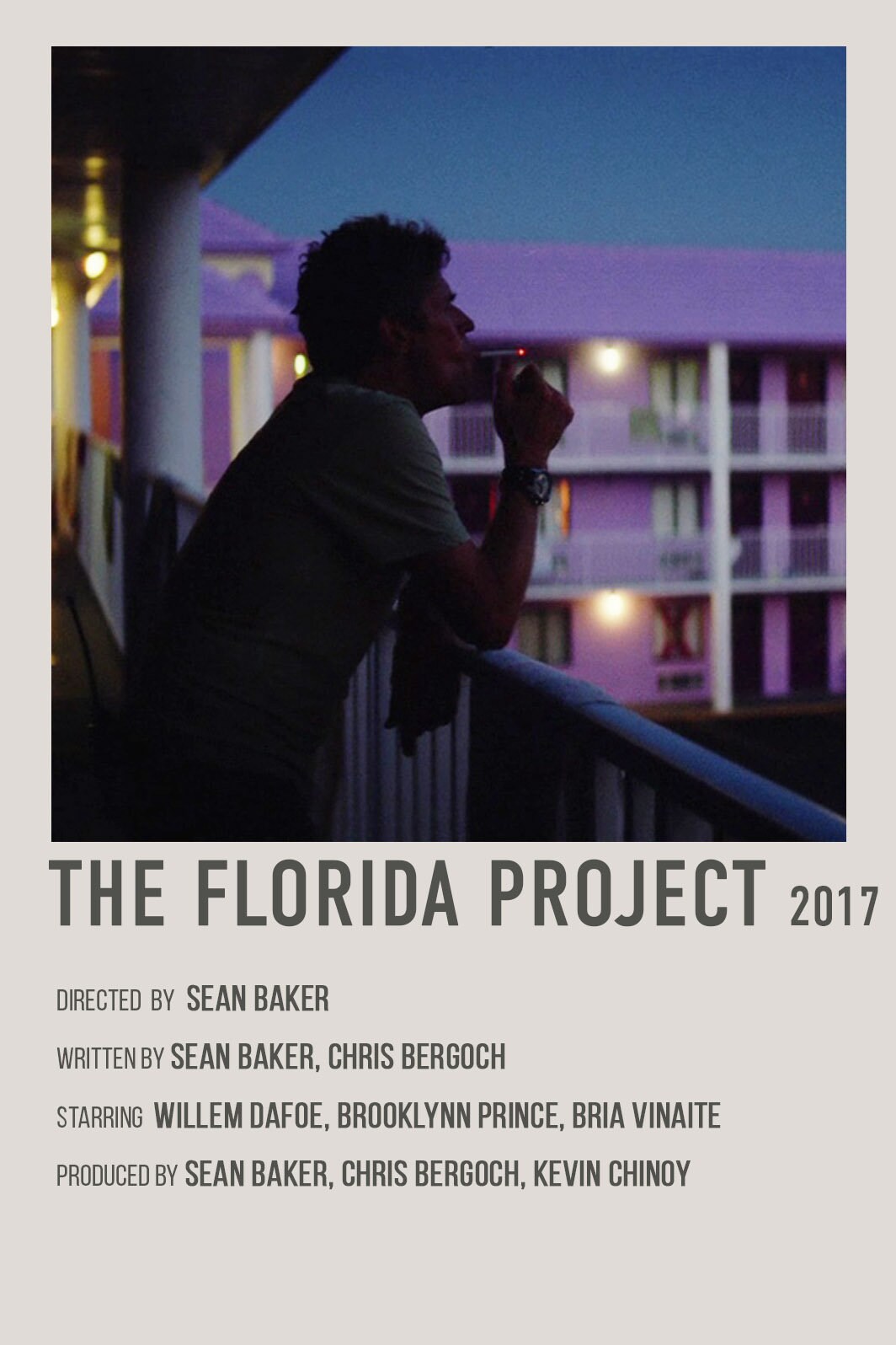 The Florida Project Retro Film Poster, Digital Download, A24 Willem ...