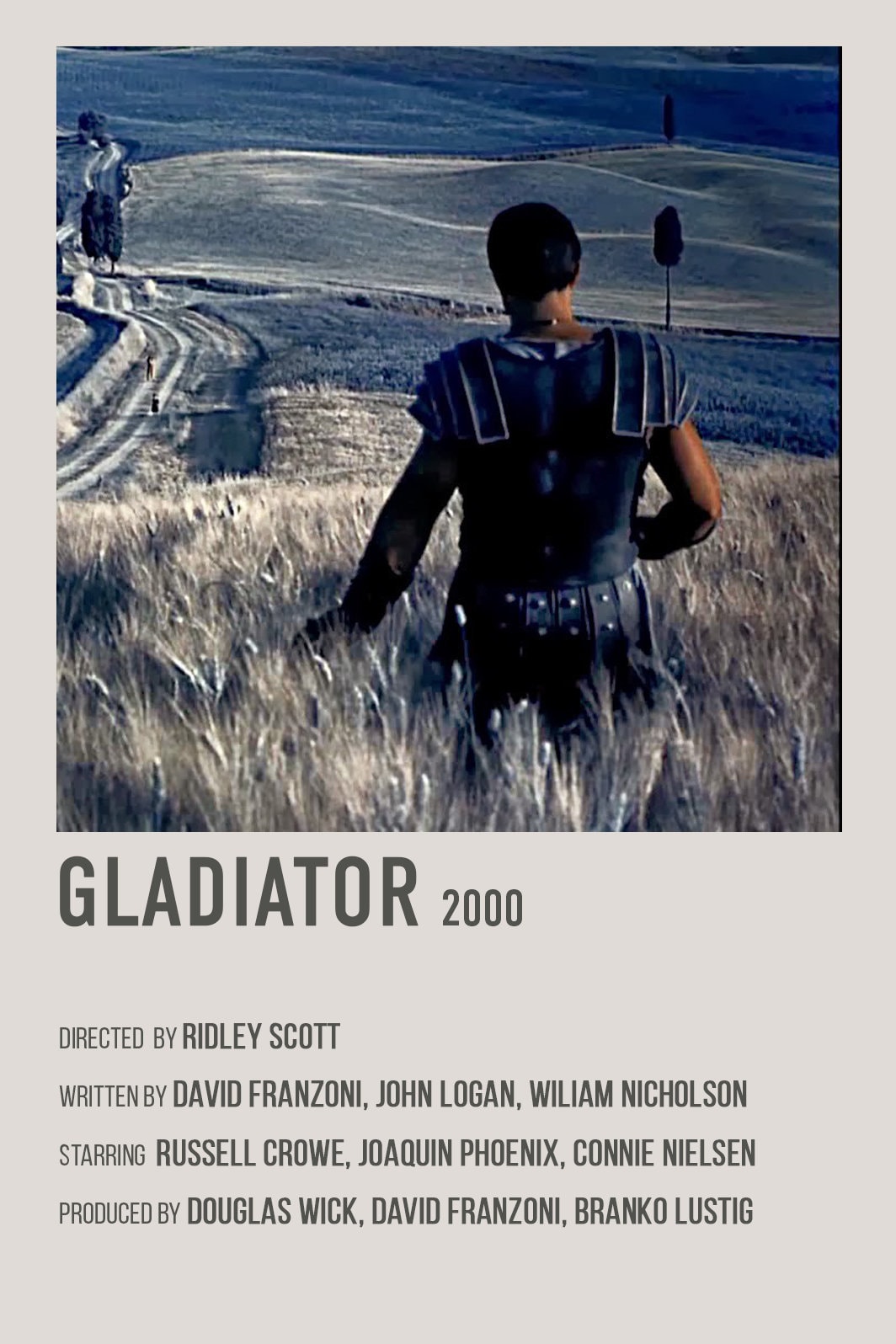 Gladiator Retro Movie Poster, Digital Download, Russell Crowe Joaquin ...