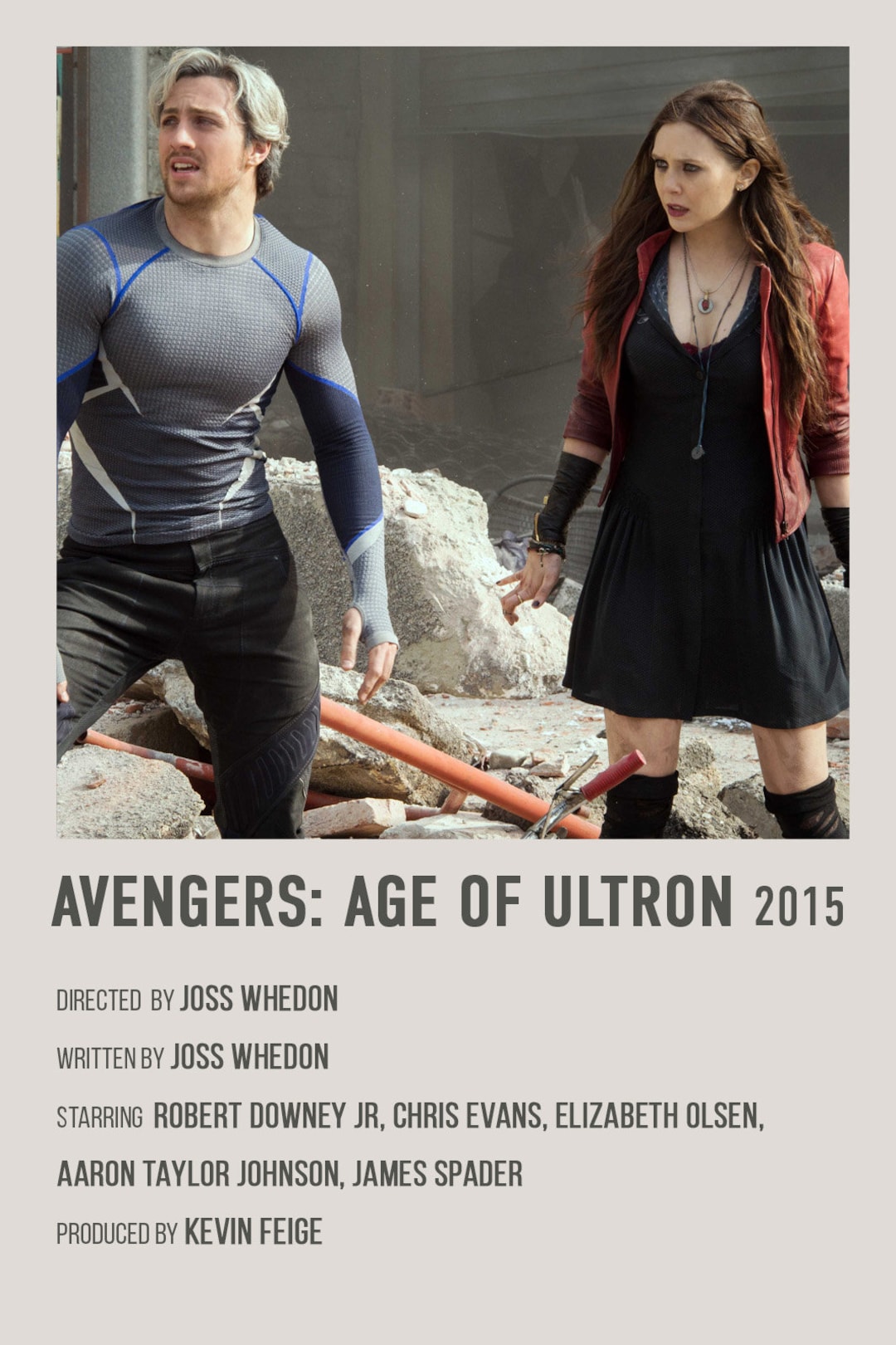 Avengers Age of Ultron Retro Poster, Polaroid Film Poster, Marvel MCU ...
