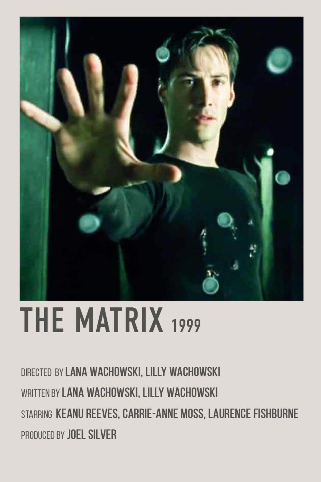 The Matrix Retro Movie Poster, Digital Download, Keanu Reeves Sci-fi ...