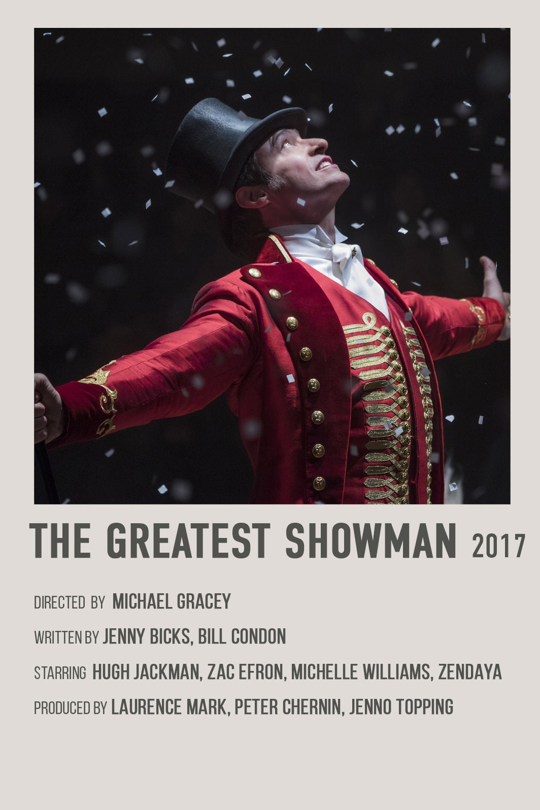 The Greatest Showman Retro Movie Poster, Digital Download, Hugh Jackman ...